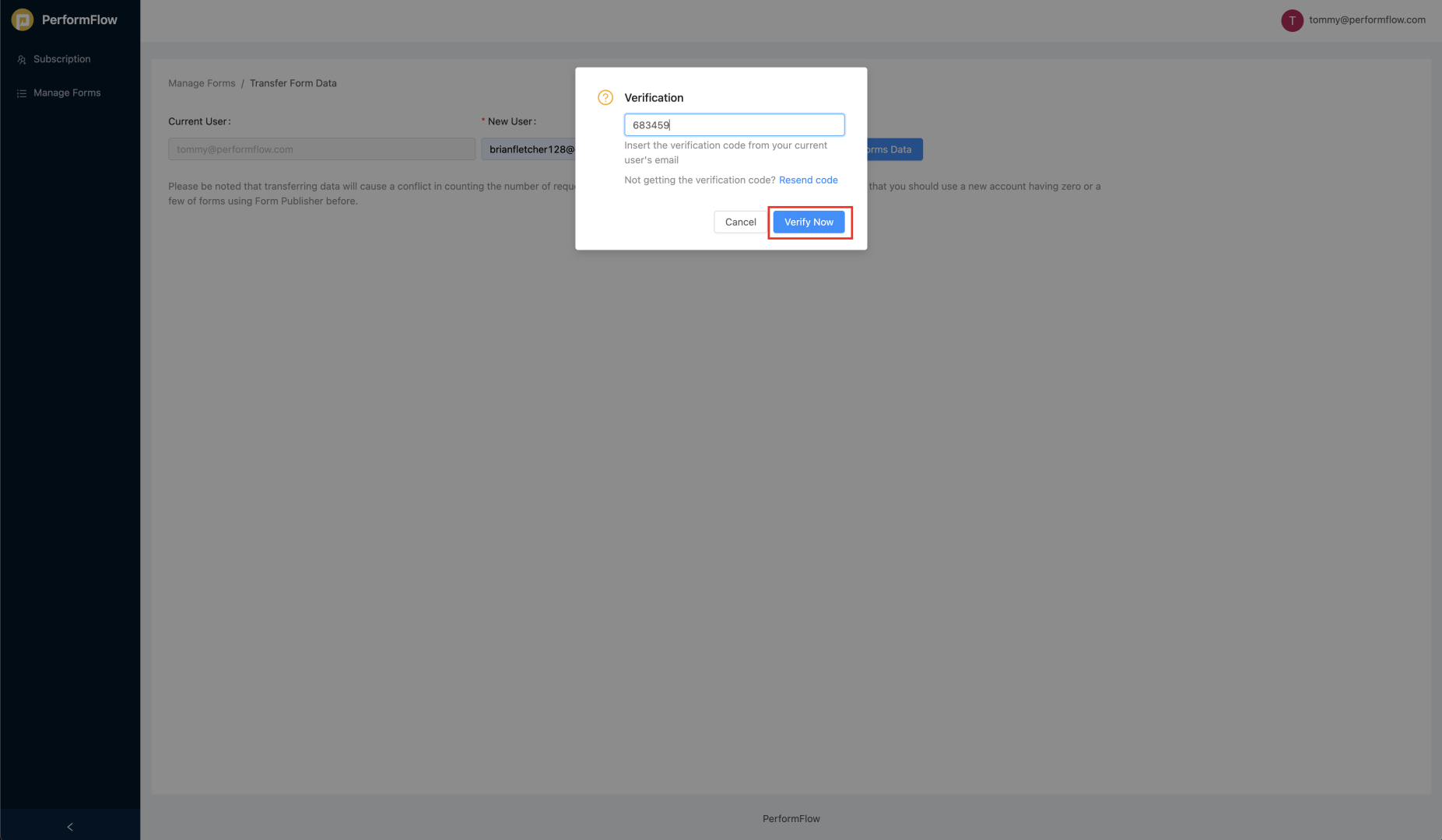 How to Transfer Forms Data - PerformFlow - Form Approvals & Form ...