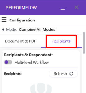 Combine All Modes - Add Recipients - PerformFlow - Form Approvals ...