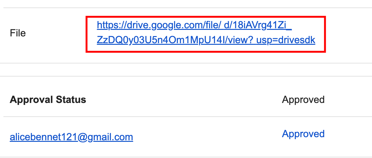 Show File Attachment Link On Emails - PerformFlow - Form Approvals ...