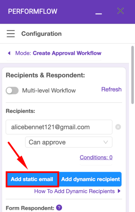 Add & Use Recipient Group - PerformFlow - Form Approvals & Form ...
