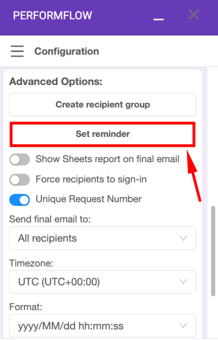 How to use Set Reminder & Auto Approve/Reject - PerformFlow - Form ...