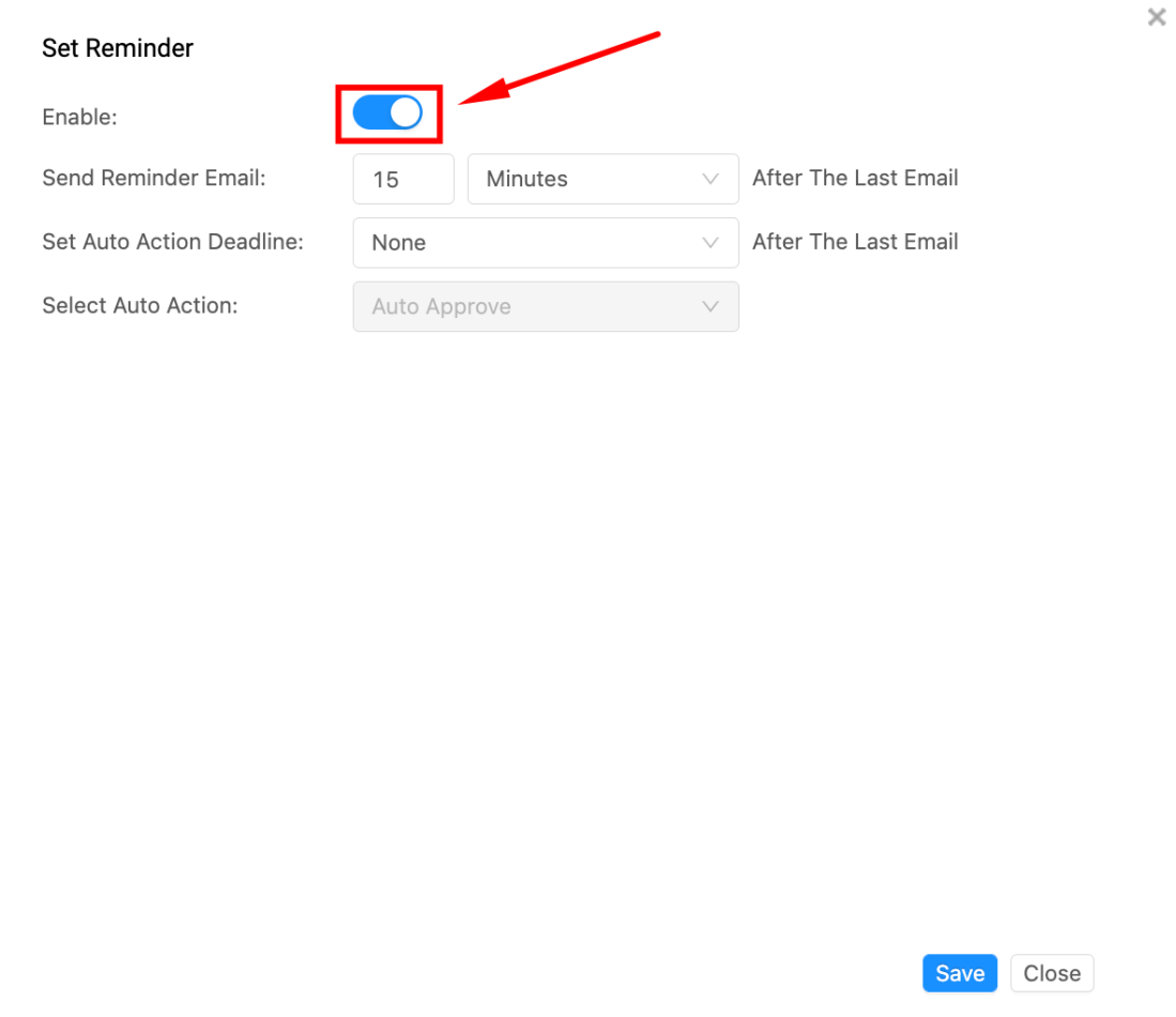 How to use Set Reminder & Auto Approve/Reject - PerformFlow - Form ...