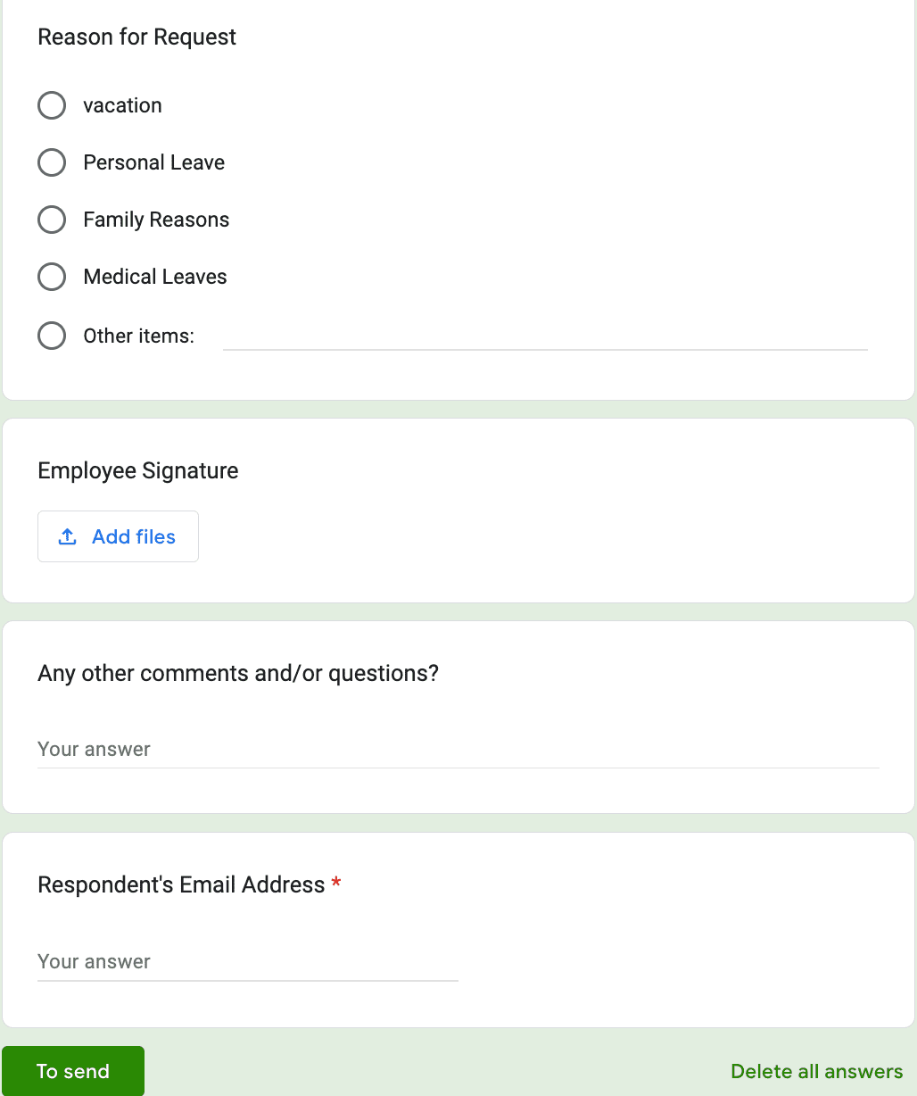 Free Leave Request Form Template (with 3 Tips) - PerformFlow - Form ...
