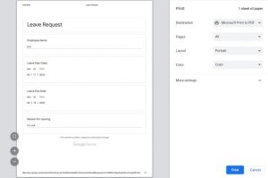 PerformFlow - How To Export Responses From Google Form to PDF