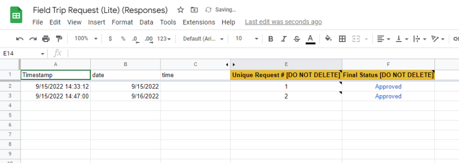 Unique Request Number - PerformFlow - Form Approvals & Form Publisher ...