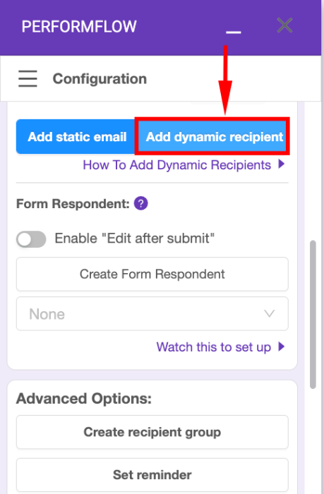 Send PDF/documents to recipients - PerformFlow - Form Approvals & Form Publisher & Convert Form ...
