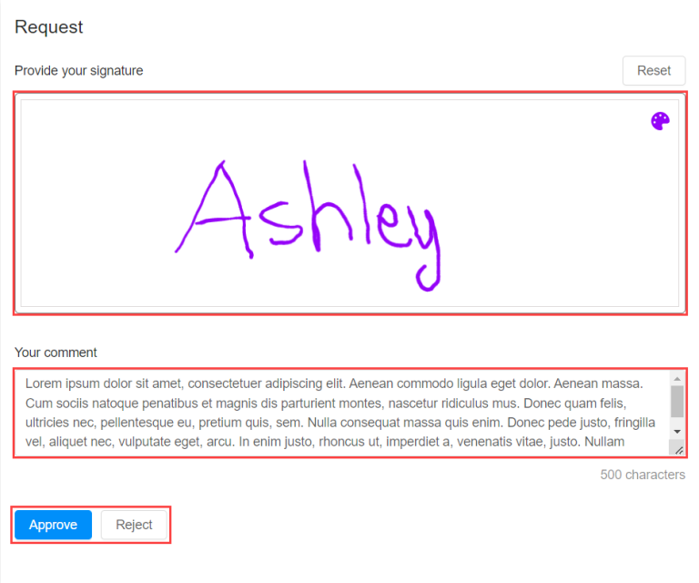 Sign a Request - Signature - PerformFlow - Form Approvals & Form ...
