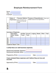 9+ Free Mileage Reimbursement Forms To Download - PerformFlow