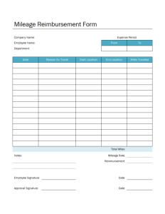 9+ Free Mileage Reimbursement Forms To Download - PerformFlow